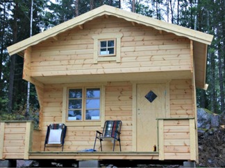 Loftstuga 15 kvm + loft 8 kvm | SMÅHUSBYGGARNA I NJUTÅNGER AB